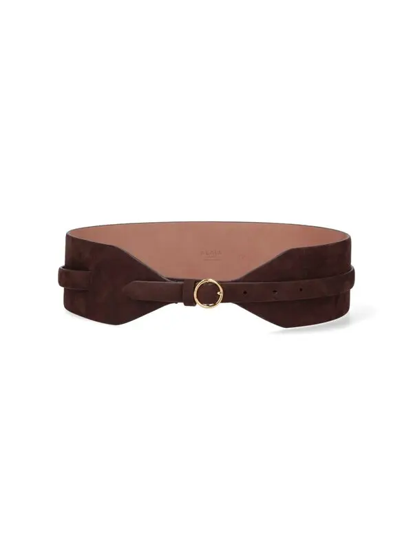 Alaïa Double Wide Belt - Brown