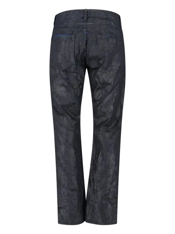 MAISON MARGIELA Waxed Straight Leg Jeans