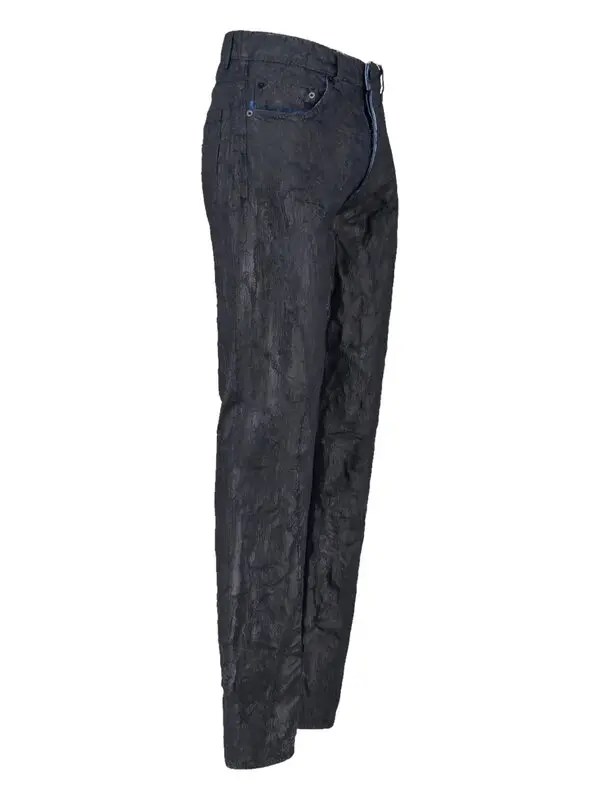 MAISON MARGIELA Waxed Straight Leg Jeans