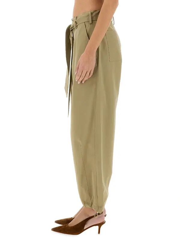 ALYSI Belted Pants - Beige