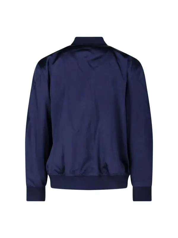 Givenchy Logo Bomber Jacket - Blue