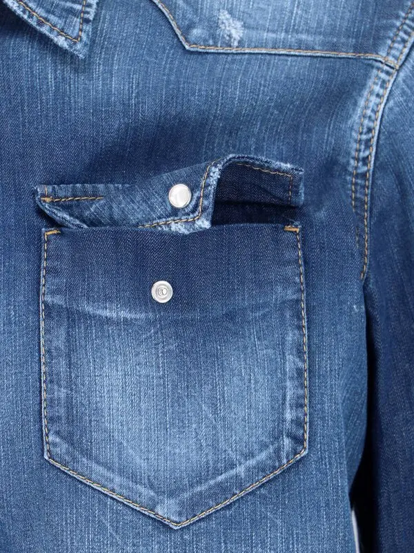 TOM FORD Western' Shirt - Blue