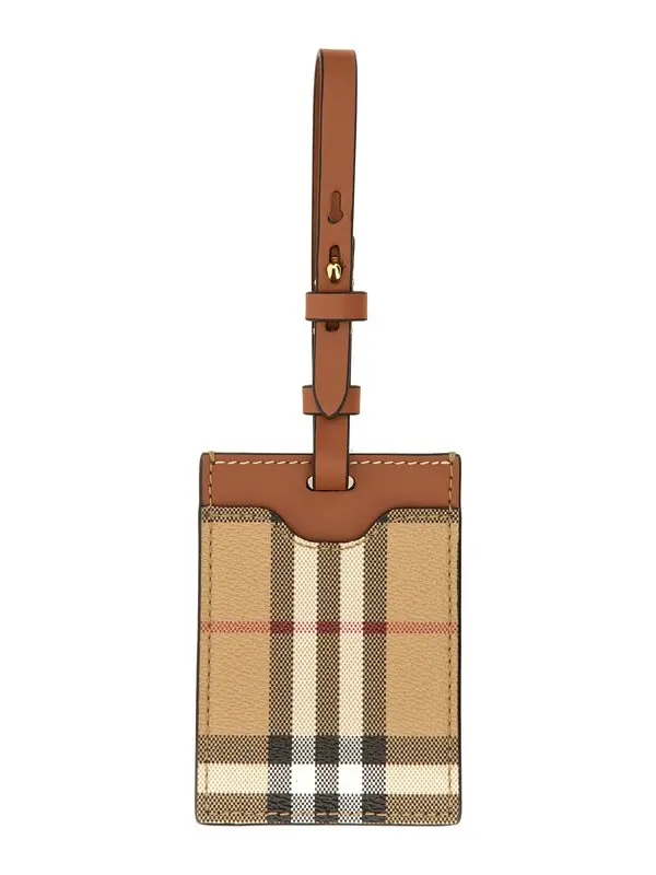 Burberry Nameplate "porte Adresse" Check