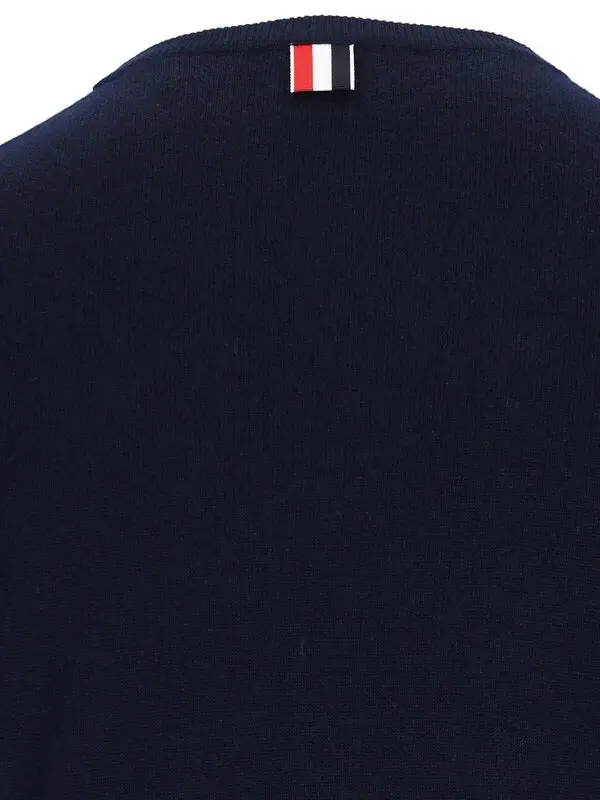 Thom Browne 4-bar Crop Sweater
