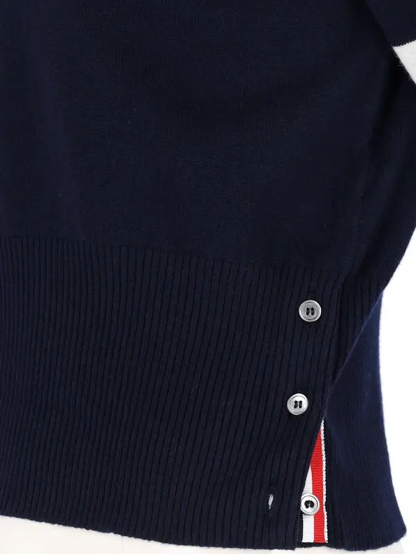 Thom Browne 4-bar Crop Sweater