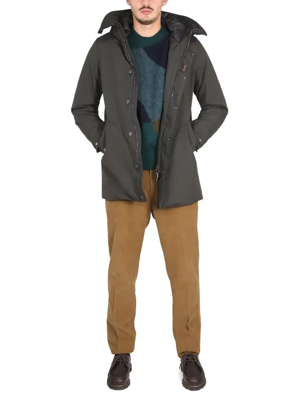 MOORER Hooded Jacket - Grey