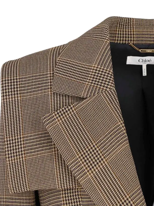Tagliatore Single-breasted Virgin Wool Blazer - Brown