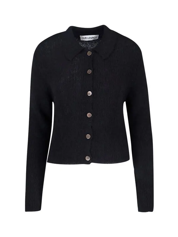 Our Legacy Mazzy Knit Cardigan - Black