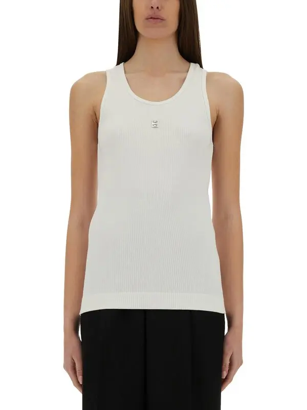 Givenchy Cotton Tank Top - White