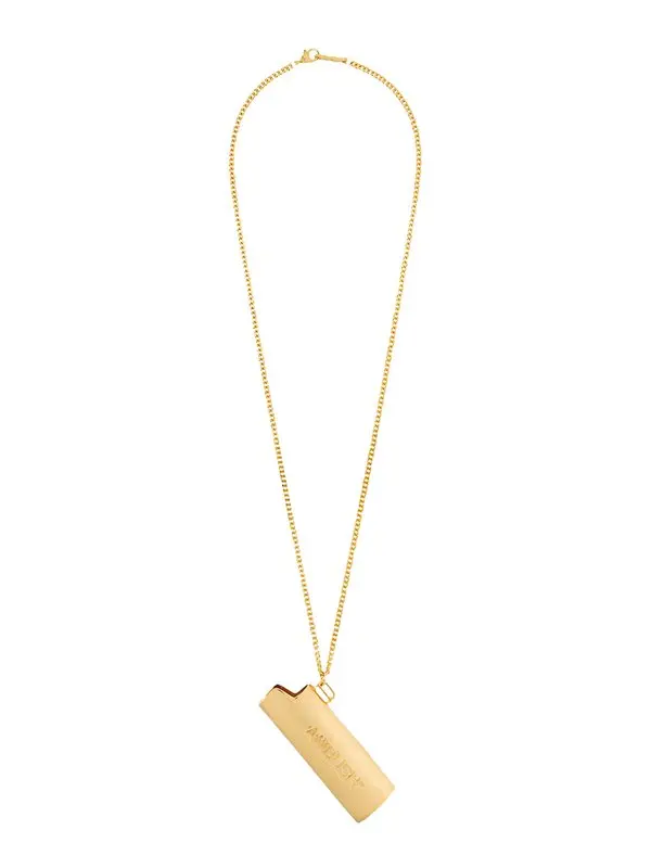 AMBUSH Necklace With Lighter Holder - Gold