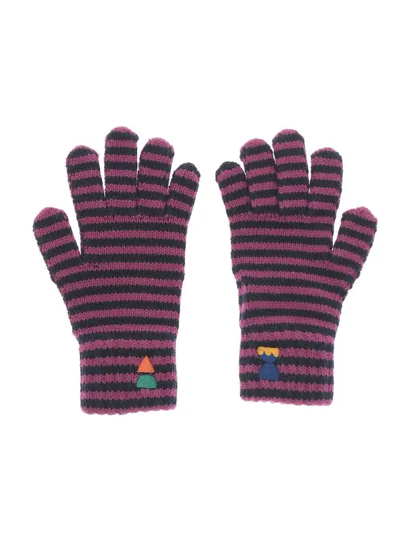 BOBO CHOSES Striped Knitted Gloves - Multicolour