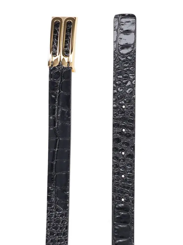 Victoria Beckham Frame Belt - Black