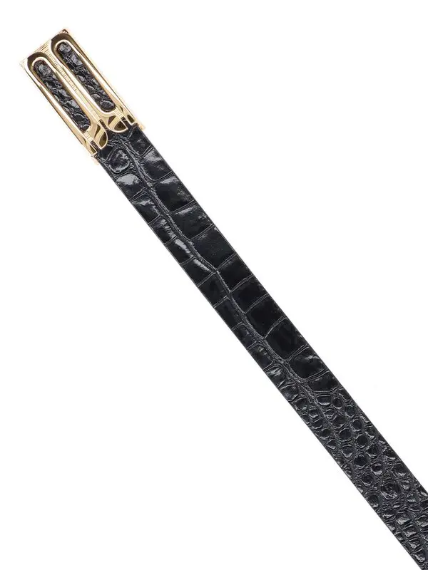 Victoria Beckham Frame Belt - Black