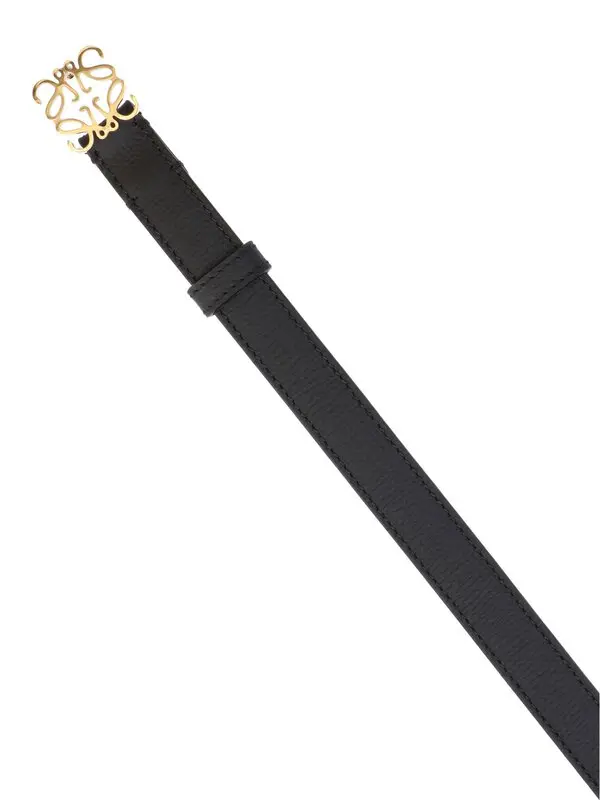Loewe Anagram Logo Belt - Black