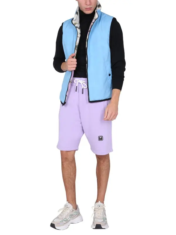 MSGM Fleece Sherpa Vest - Multicolour