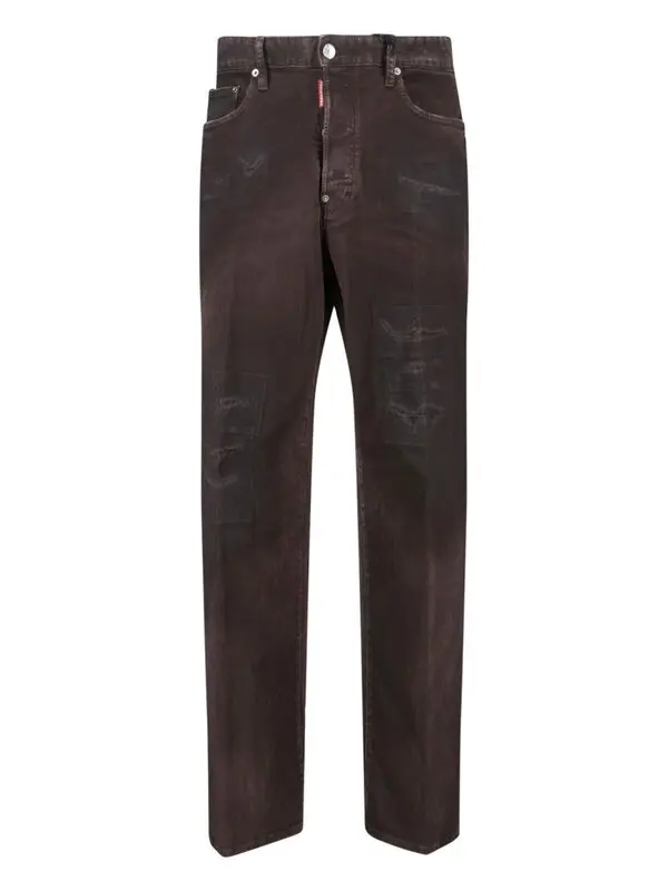 Dsquared2 Bull Leatherette Jeans