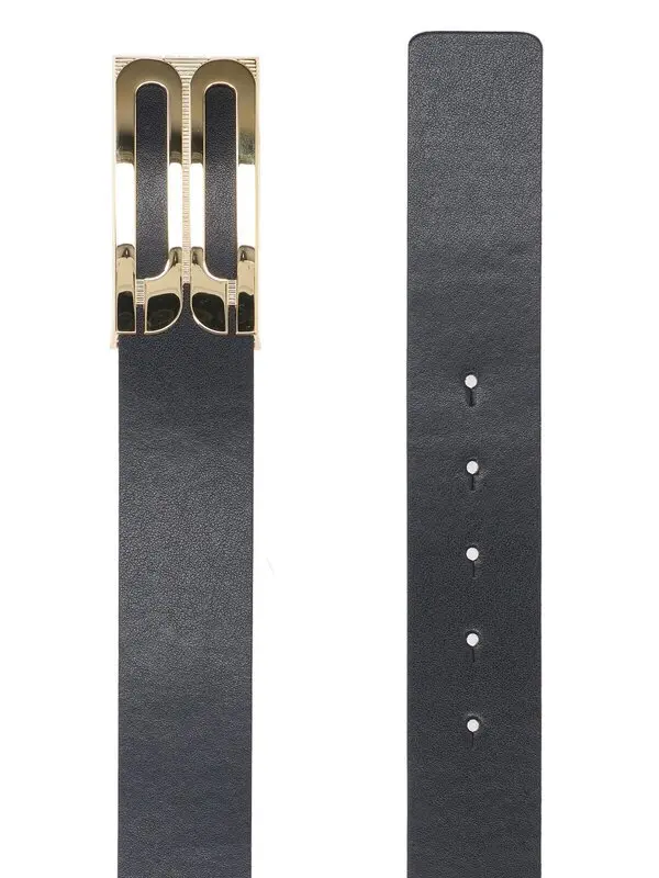 Victoria Beckham Jumbo Frame Belt - Black