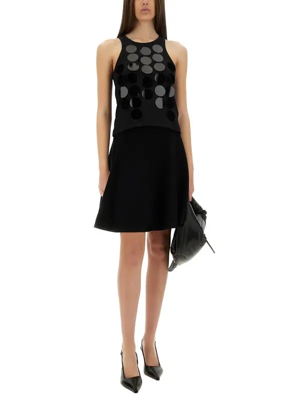 MSGM Knit Top - Black