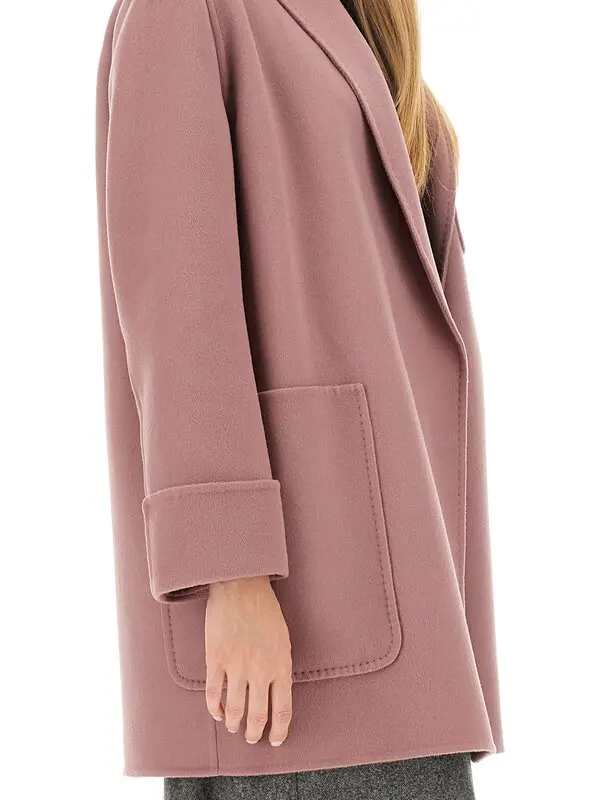 Max Mara Belted Virgin Wool-cashmere Jacket