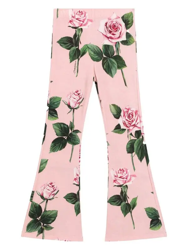 Dolce & Gabbana Floral Print Pants - Multicolour