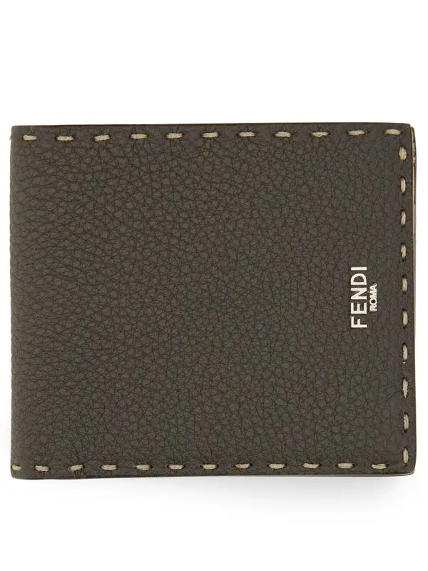Fendi Bi-fold Wallet "saddlery - Brown