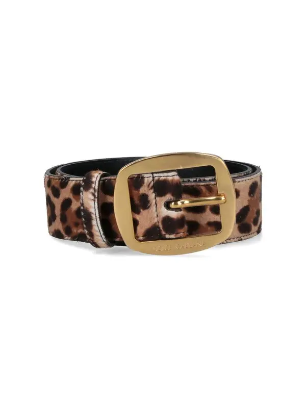 Dolce & Gabbana Animalier Printed Belt - Multi