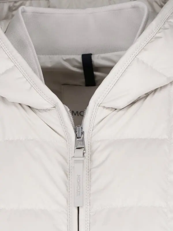 Dolce & Gabbana Hooded Down Jacket - Gray