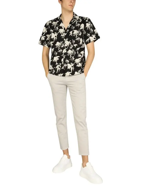 DEPARTMENT 5 Hawaiian Logo Print Shirt