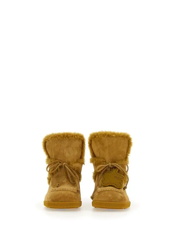 Burberry Highland 90 Mules - Beige