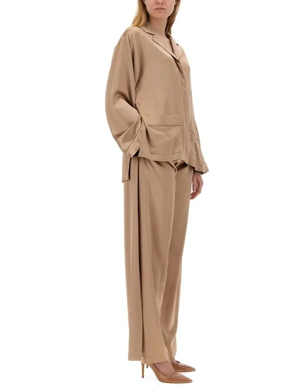 Max Mara Wide Leg Trousers - Beige