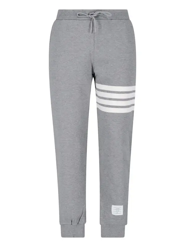 Thom Browne 4-bar' Sweat Pants - Gray