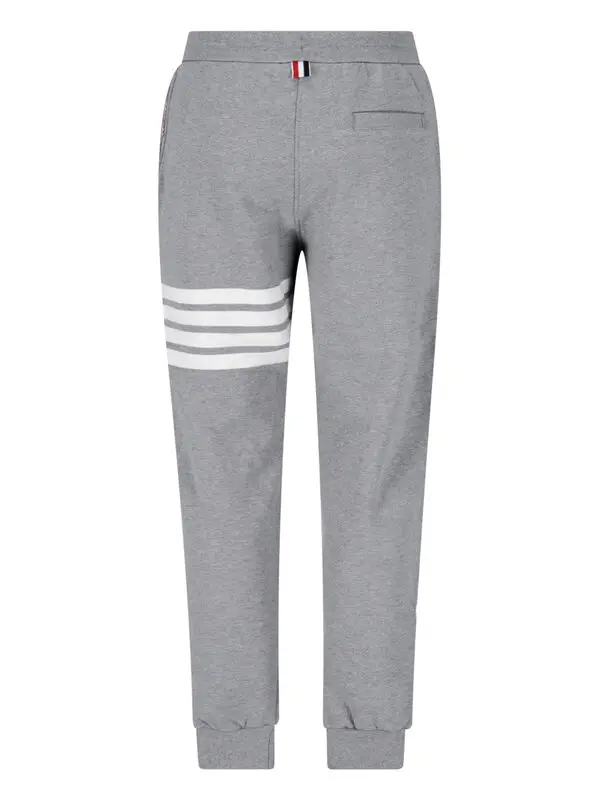 Thom Browne 4-bar' Sweat Pants - Gray