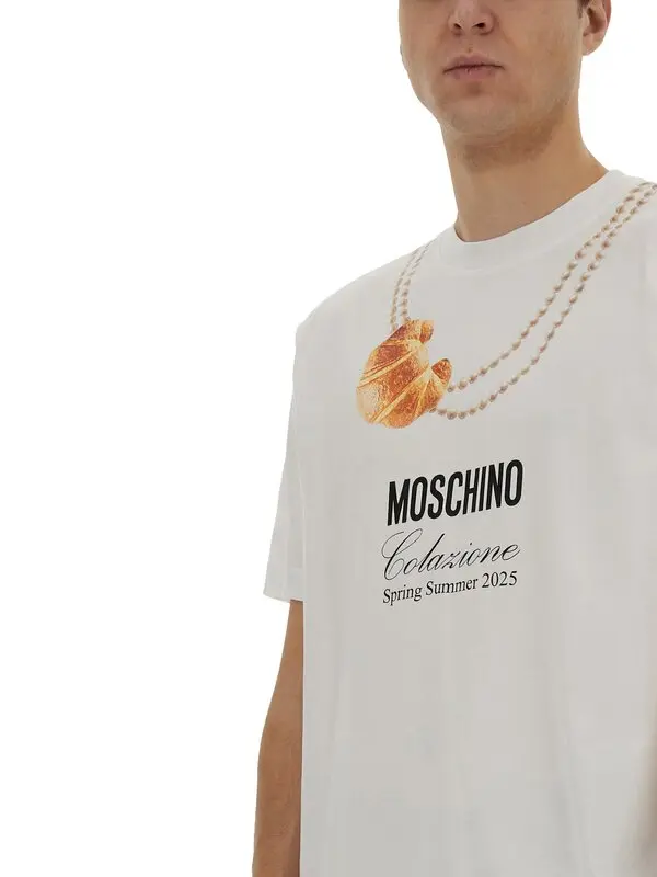 Moschino T-shirt With Necklace Print