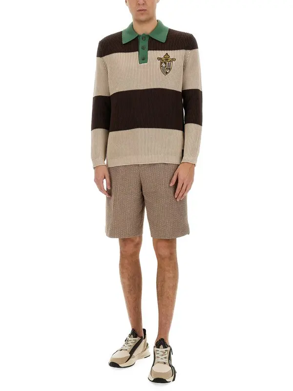 Fendi Jersey Polo - Multicolour