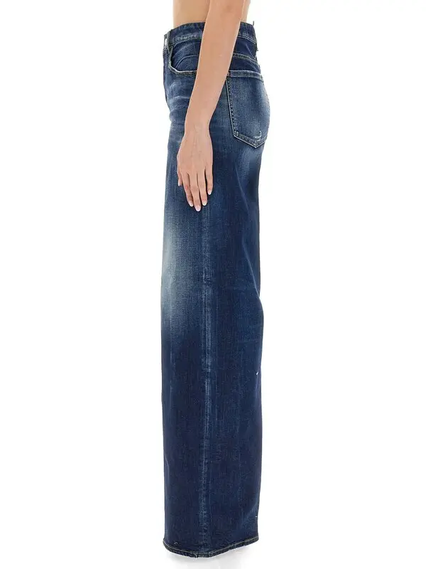 Dsquared2 Traveller Wide Leg Jeans