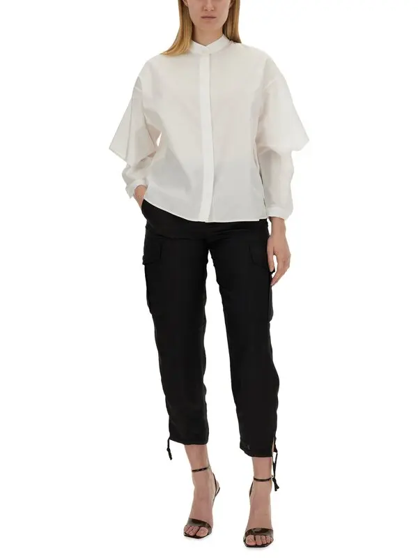 Aspesi Regular Fit Cargo Trousers - Black