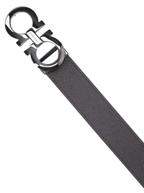 FERRAGAMO Reversible 'gancini' Belt