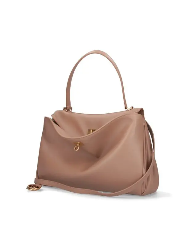 Balenciaga Medium 'rodeo' Handbag - Beige