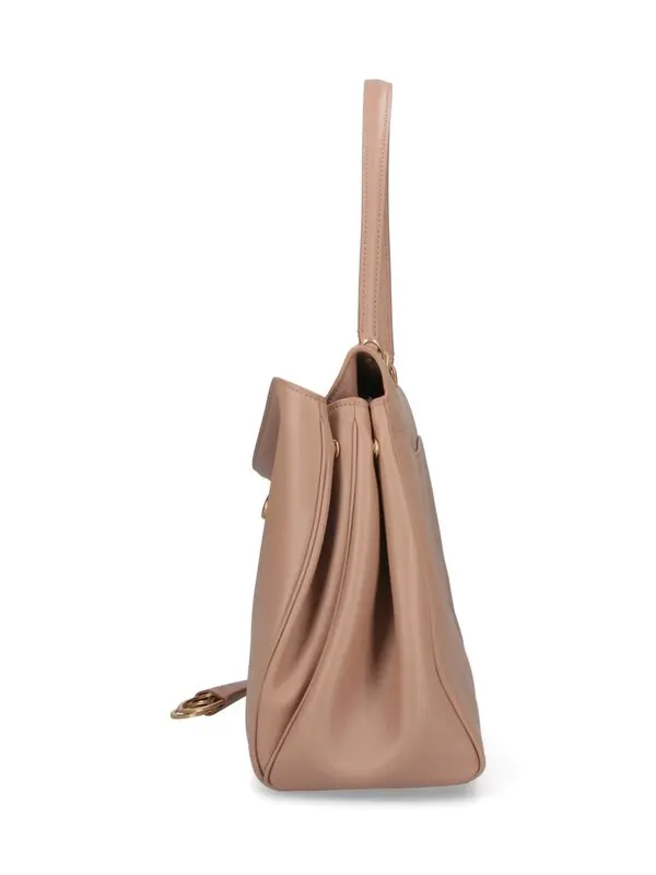 Balenciaga Medium 'rodeo' Handbag - Beige