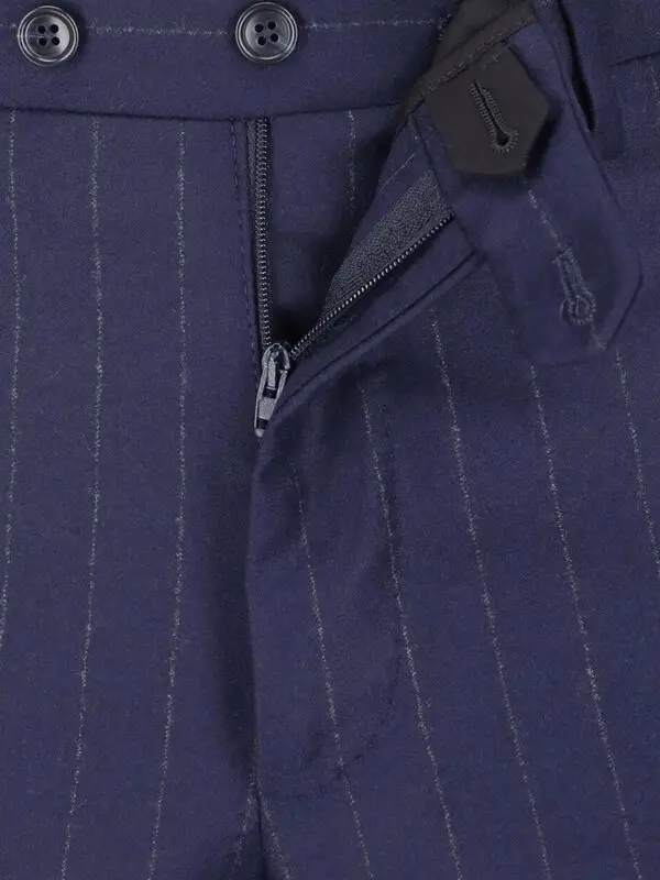 Tagliatore Single-breasted Virgin Wool Suit - Blue
