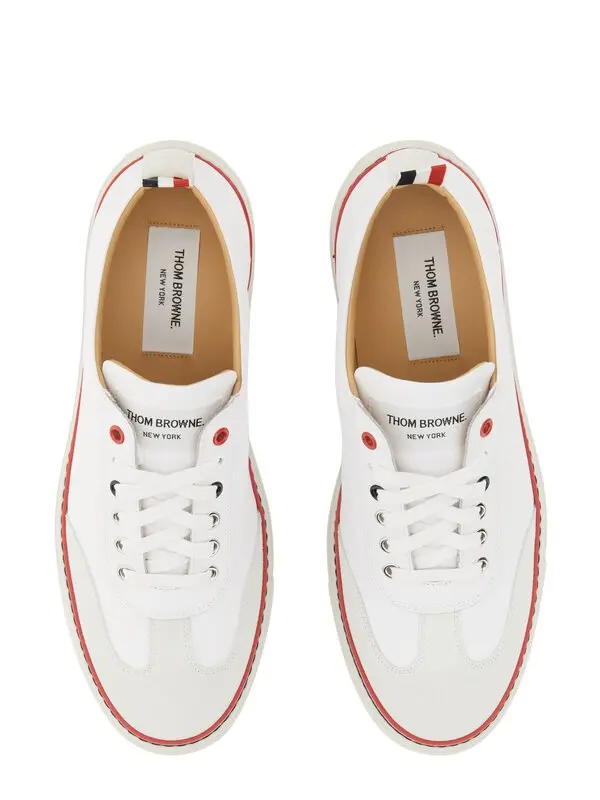 Thom Browne Low-top Leather Sneakers
