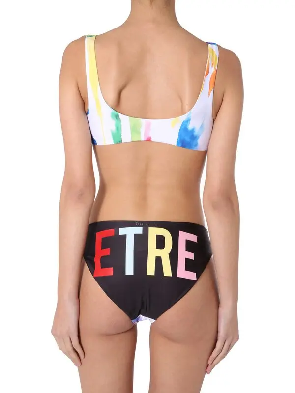 Être Cécile Printed Bikini Top