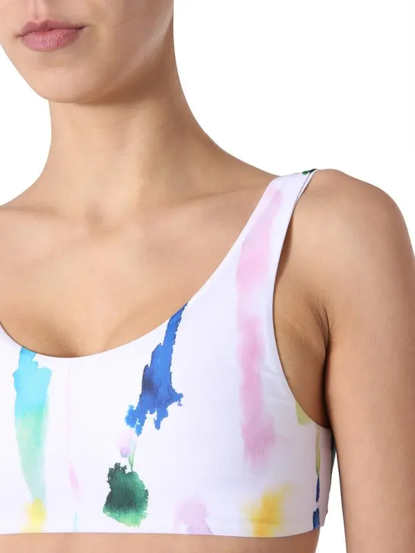 Être Cécile Printed Bikini Top