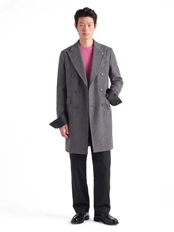 Tagliatore Virgin Wool Coat - Gray