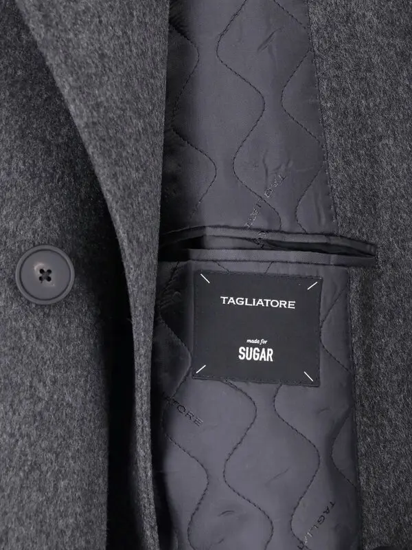 Tagliatore Virgin Wool Coat - Gray
