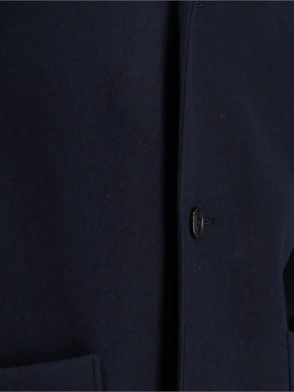 Zegna Wool And Cashmere Blend Shirt Jacket - Blue