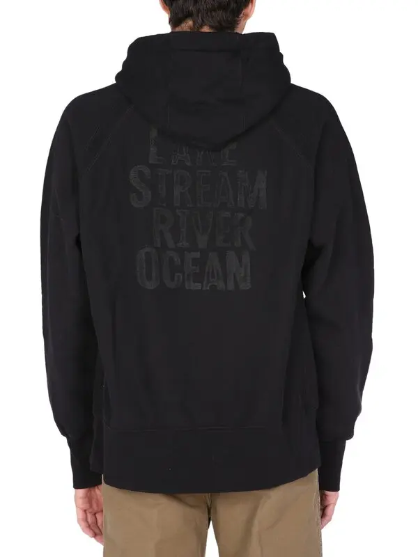 Engineered Garments Printed High Neck Sweatshirt