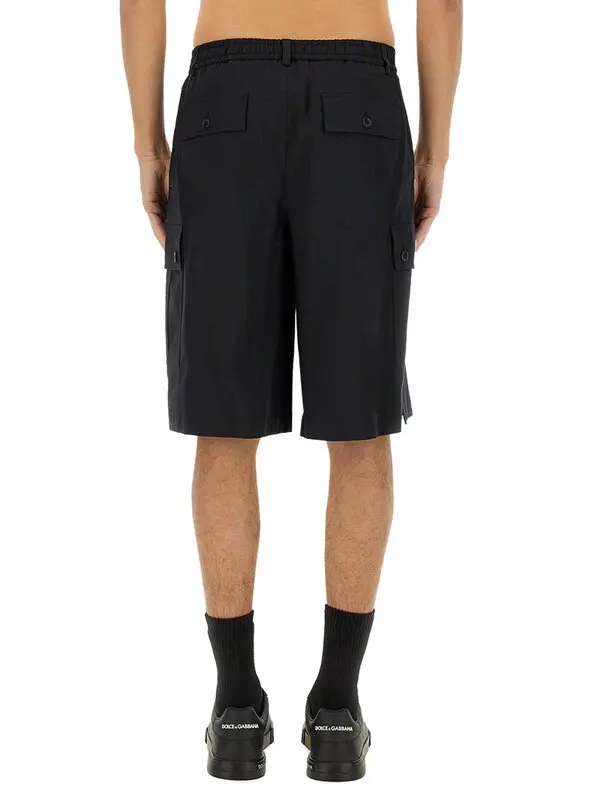 Dolce & Gabbana Cotton Cargo Bermuda Shorts