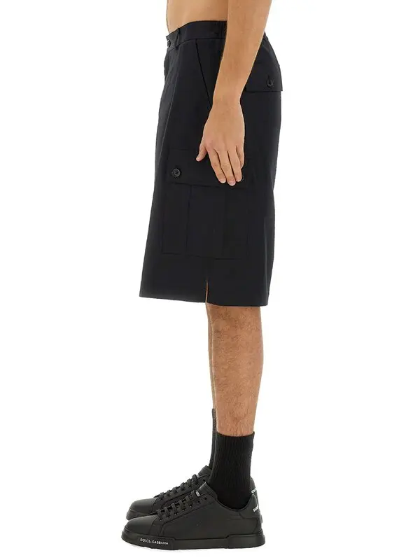 Dolce & Gabbana Cotton Cargo Bermuda Shorts