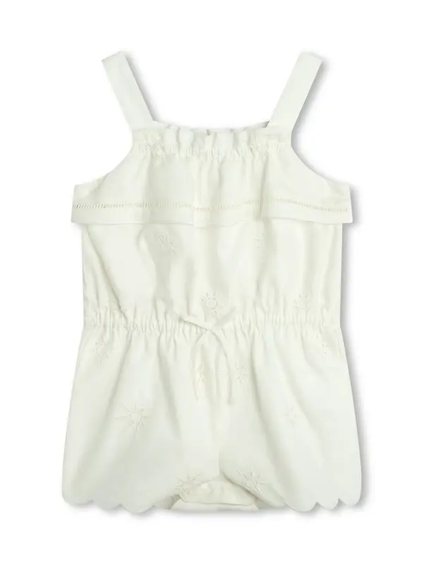Chloé Short Jumpsuit - White